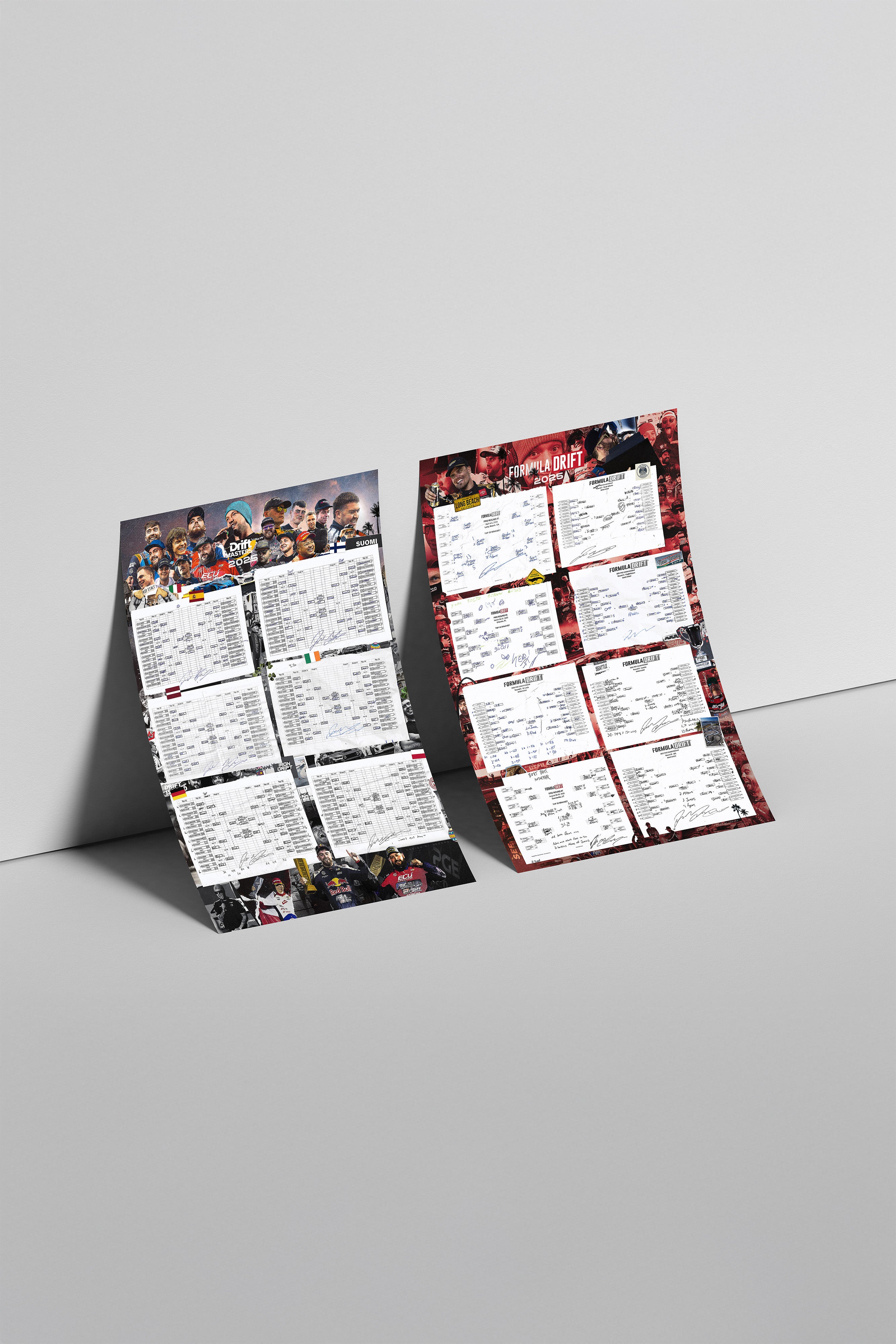 2025 Drift Season Poster Bundle (Formula Drift + Drift Masters) – Jako13